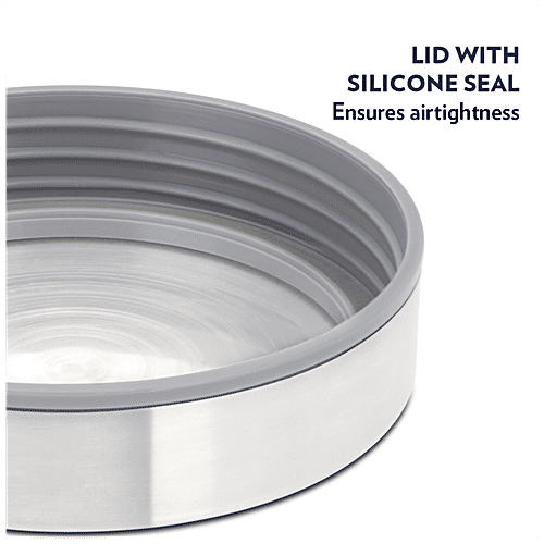Buy Borosil Endura Glass Jar/Airtight Storage Container - Round, For ...