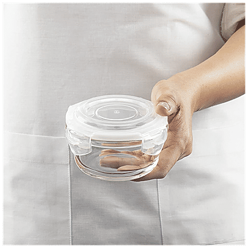 Buy Borosil Klip-N-Store Glass Storage Containers With Airtight Lids ...