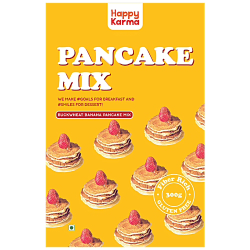 Buy Happy Karma Banana Buckwheat Flour Pancake Mix Online at Best Price ...