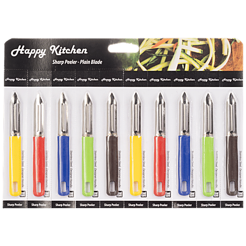 Buy Happy Kitchen Stainless Steel Peeler - Sharp, For Vegetables Online ...