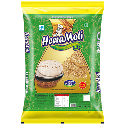 Buy Heera Moti Whole Wheat Flour/Chakki Atta Online at Best Price of Rs null - bigbasket