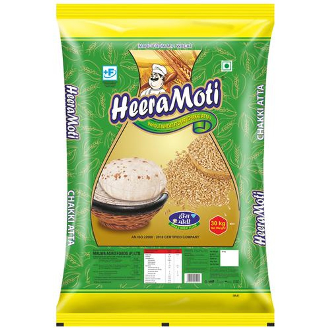 Buy Heera Moti Whole Wheat Flour/Chakki Atta Online at Best Price of Rs ...