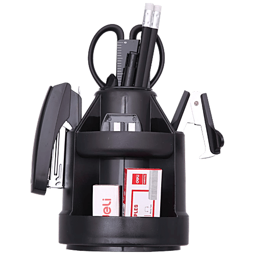 Buy Deli Rotary Desk Organiser - W38250A, 5 Components, Plastic Online ...