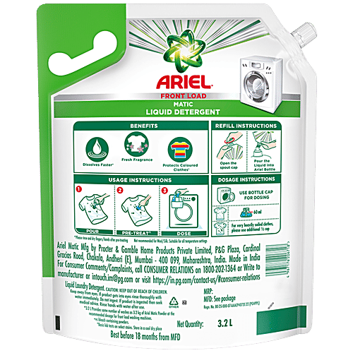 Buy Ariel Matic Liquid Detergent - Front Load Online at Best Price of ...