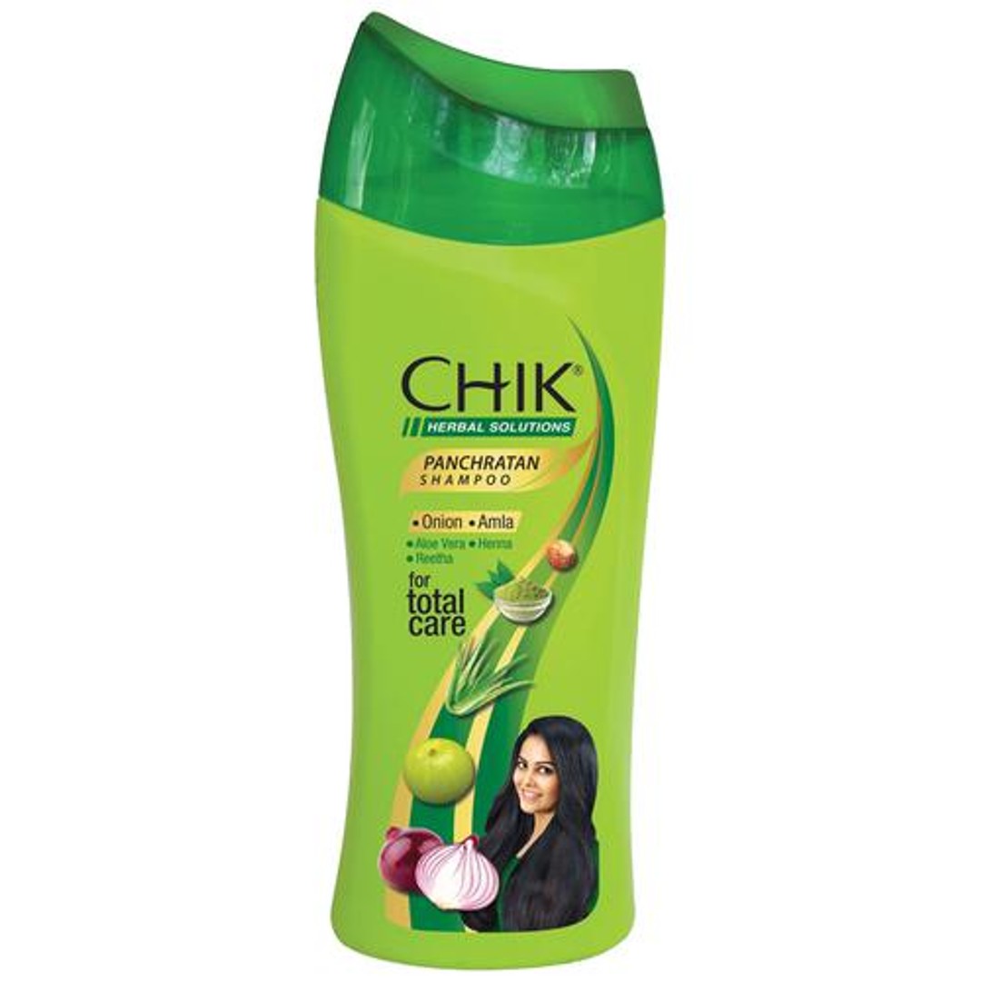 Buy Chik Herbal Solutions Panchratan Shampoo - Onion & Amla, For Soft ...
