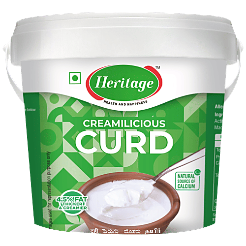 Buy Heritage Creamilicious Curd Online at Best Price of Rs 115 - bigbasket
