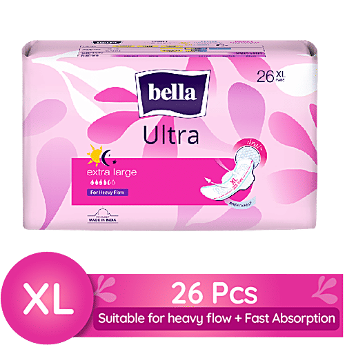 Buy Bella Ultra Drai Sanitary Napkins - Extra Large, For Heavy Flow Online at Best Price of Rs ...