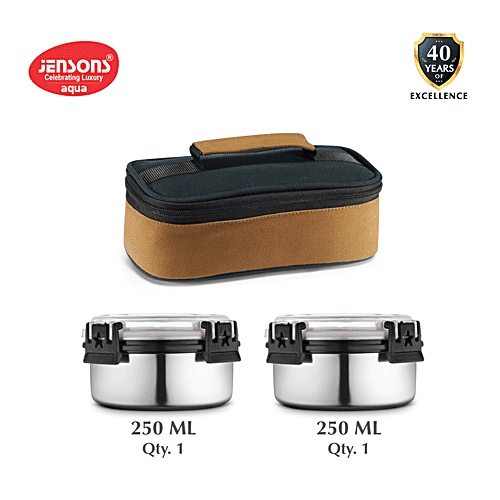 Buy Jensons Aqua Lunch Box With Bag - Leakproof & Detachable Click ...