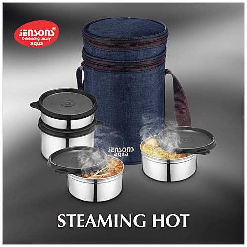 Buy Jensons Aqua Executive Lunch Box With Bag - Leakproof, Air Tight ...