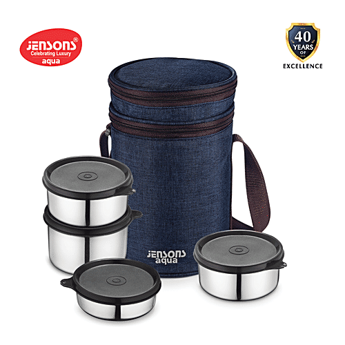 Buy Jensons Aqua Executive Lunch Box With Bag - Leakproof, Air Tight ...