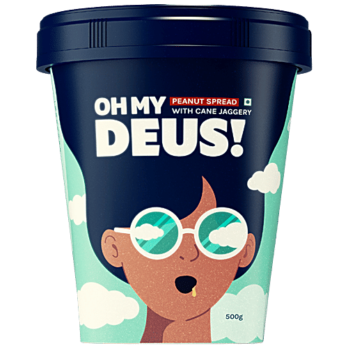 Buy OH MY DEUS Peanut Spread - With Cane Jaggery, Coconut Cream Online ...
