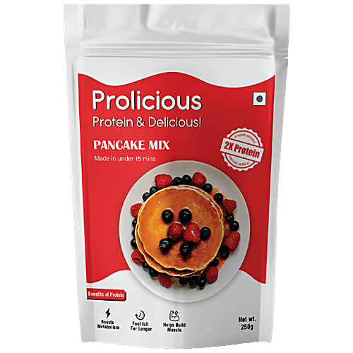 Buy Prolicious Pancake Mix - Rich In Plant-Based Protein Online at Best Price of Rs 150 - bigbasket