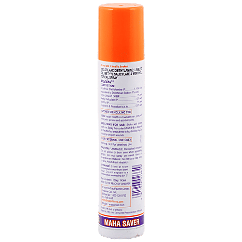 Buy Volini Pain Relief Spray - Long Lasting Online at Best Price of Rs ...