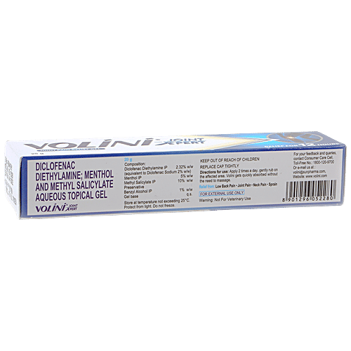 Buy Volini Joint Xpert Pain Relief Gel - Quick & Long Lasting Online at ...