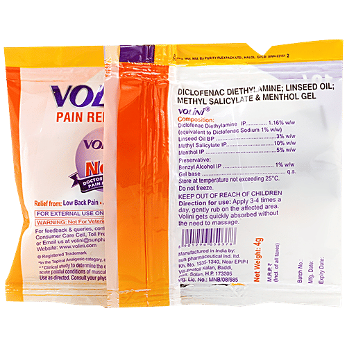 Buy Volini Pain Relief Gel - Gets Absorbed Easily Online at Best Price ...