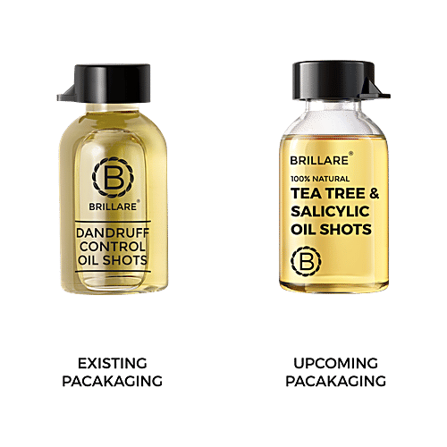 Buy Brillare Tea Tree & Salicylic Oil Shots For Dry, Itchy Scalp to ...