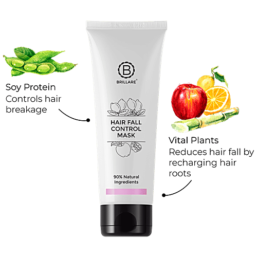 Buy Brillare Hair Fall Control Mask - To Reduce Seasonal Hair Fall ...