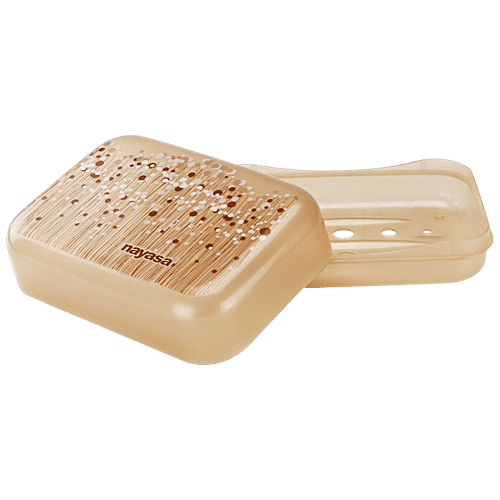 Buy Nayasa Poly Plastic Soap Case Deluxe - Cream, Stylish & Utility ...