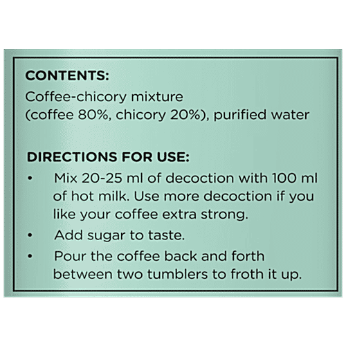 Buy Vs Mani & Co. Filter Coffee Decoction - Chicory Mix, Strong ...