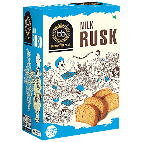 Buy Bharat Bazaar Milk Rusk Online at Best Price of Rs 85 - bigbasket