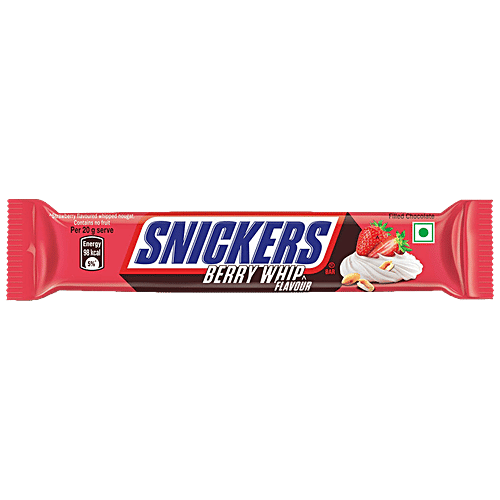 Buy Snickers Chocolate Bar - Berry Whip, Smooth & Creamy Texture Online ...