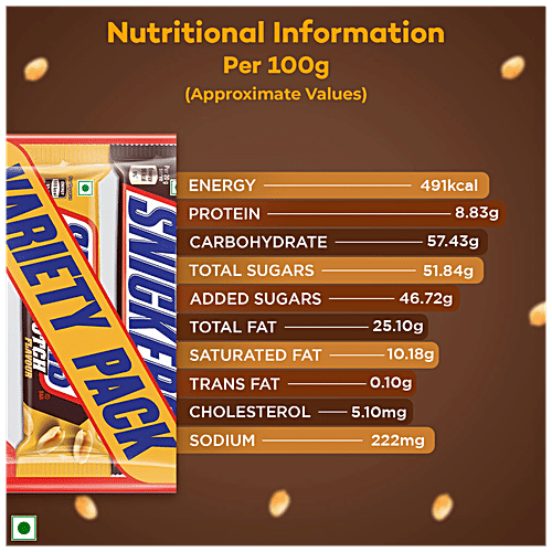 Buy Snickers Chocolate Variety Pack - Assorted Online at Best Price of ...