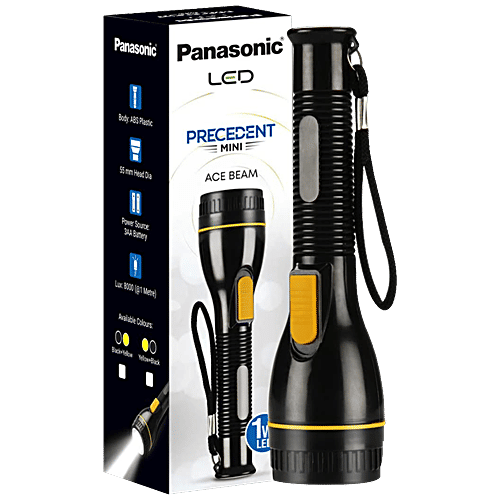 Buy Panasonic LED LED Torch With 3AA Batteries - 1 Watt, Plastic Body ...