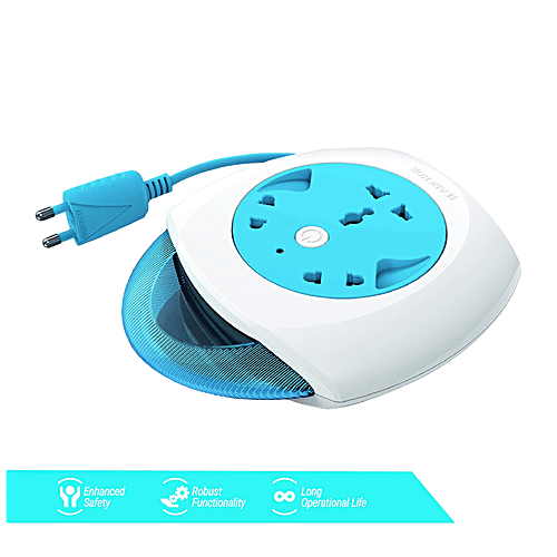 Buy Anchor by Panasonic Flexi Cord Extension Board - Plastic, 6A, 4 mtr ...