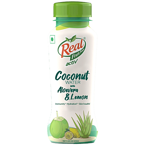 Buy Real Activ Coconut Water/Nariyal Pani - With Aloe Vera & Lemon ...