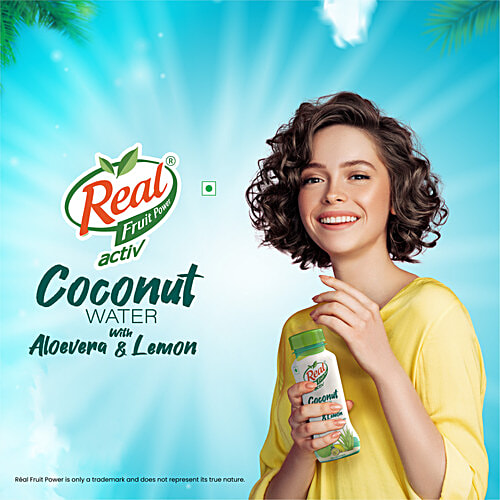 Buy Real Activ Coconut Water/Nariyal Pani - With Aloe Vera & Lemon ...