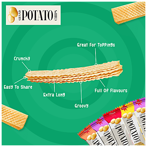 Buy Bal Snack Grand Potato Chips - BBQ, Crispy Online at Best Price of ...