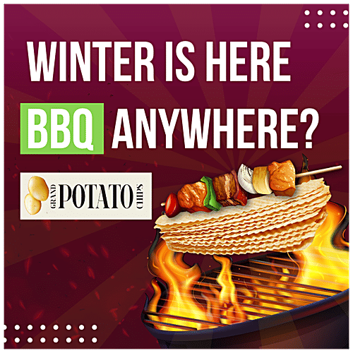 Buy Bal Snack Grand Potato Chips - BBQ, Crispy Online at Best Price of ...