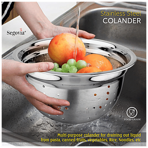 Buy Segovia Multifunctional Colander - Stainless Steel, Durable, For ...