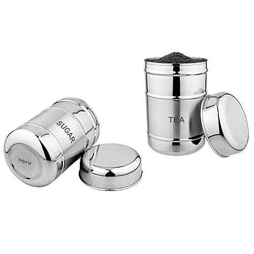 Buy Segovia Tea-Sugar Container - Multipurpose, Stainless Steel ...