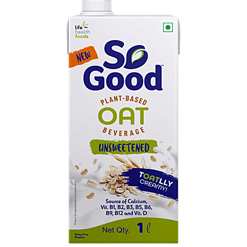 Buy So Good Plant-Based Oat Beverage - Unsweetened Online at Best Price ...
