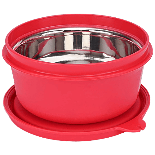 Buy Signoraware Monarch Premium Steel Medium Container - Leak Proof ...