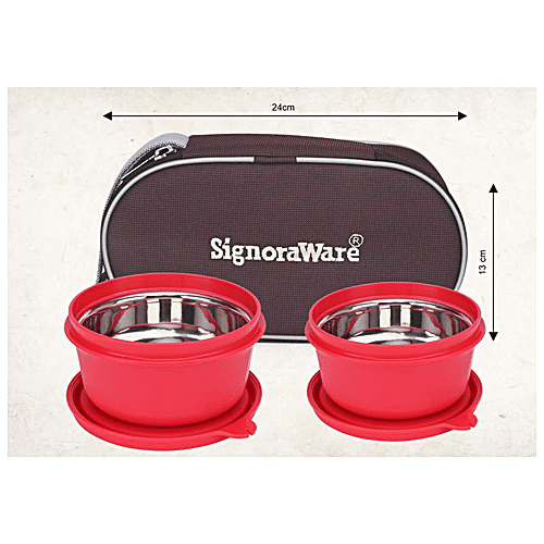Buy Signoraware Monarch Midday Microsafe Lunch Box With Bag - Leak ...
