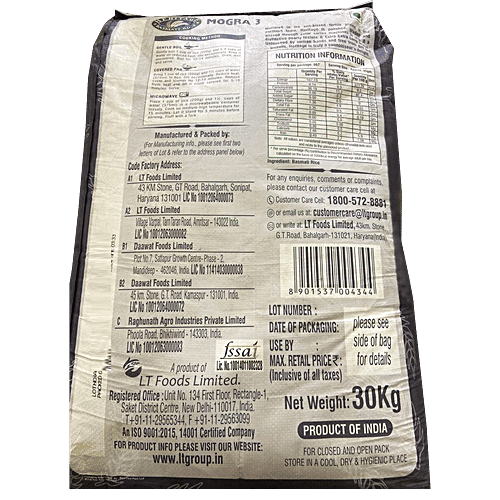 Buy Heritage Mogra 3 Basmati Rice - Classic Online at Best Price of Rs ...