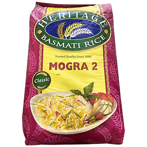 Buy Heritage Mogra 2 Basmati Rice - Classic Online at Best Price of Rs ...