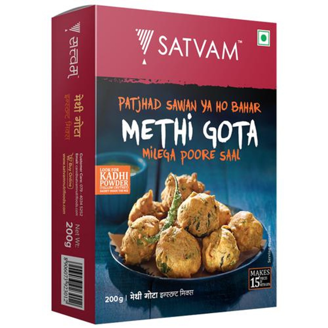 Buy Satvam Methi Gota - Instant Mix Online at Best Price of Rs null ...