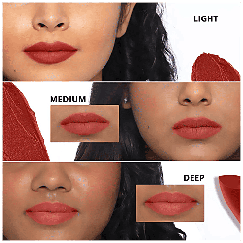 Buy Plum Matterrific Lipstick - Highly Pigmented, Nourishing & Non-Drying Online at Best Price ...