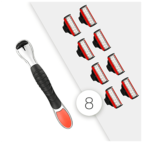 Buy Hajamat Magnum M5 Shaving Razor With Cartridges - 5 Blade ...