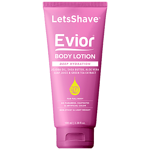 Buy LetsShave Evior Body Lotion For Women - Deep Moisture Nourishing ...