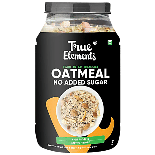 Buy True Elements Oatmeal Ready-To-Eat Breakfast - No Added Sugar ...