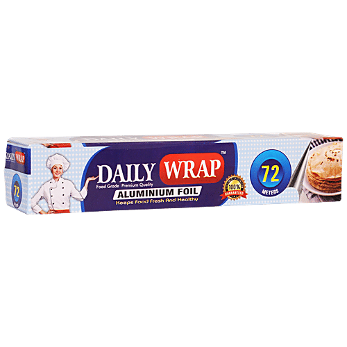 Buy Daily Wrap Aluminium Foil - 72 m, Keeps Food Fresh Online at Best ...