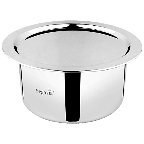 Buy Segovia Stainless Steel Tope/Patila - With Lid, Heavy Gauge ...