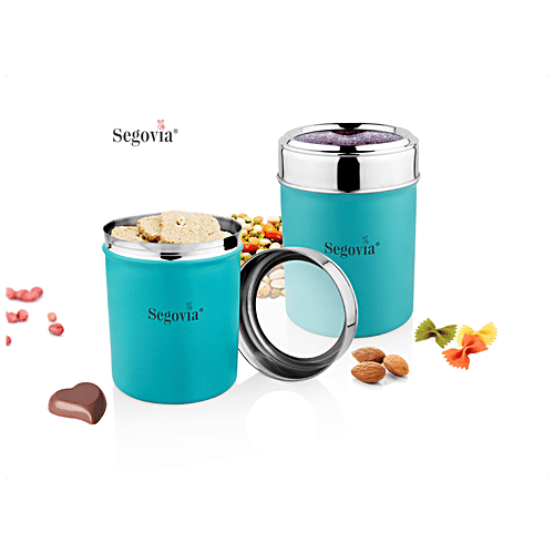 Buy Segovia Stainless Steel Canister/Container - See Through Lid, Air ...