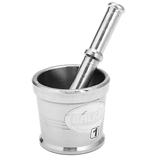Buy Indo Khalbata/Mortar & Pestle Set - Stainless Steel, Rust-Free ...