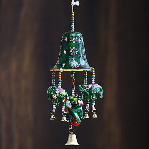 Buy eCraftIndia Handcrafted Decorative Elephant Wall/Door/Window ...