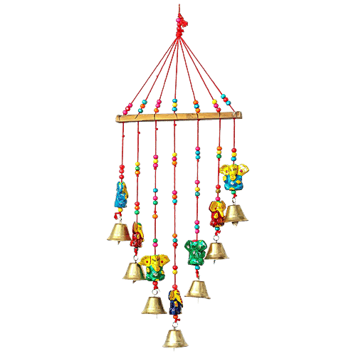 Buy eCraftIndia Handcrafted Decorative Lord Ganesha Wall/Door/Window ...